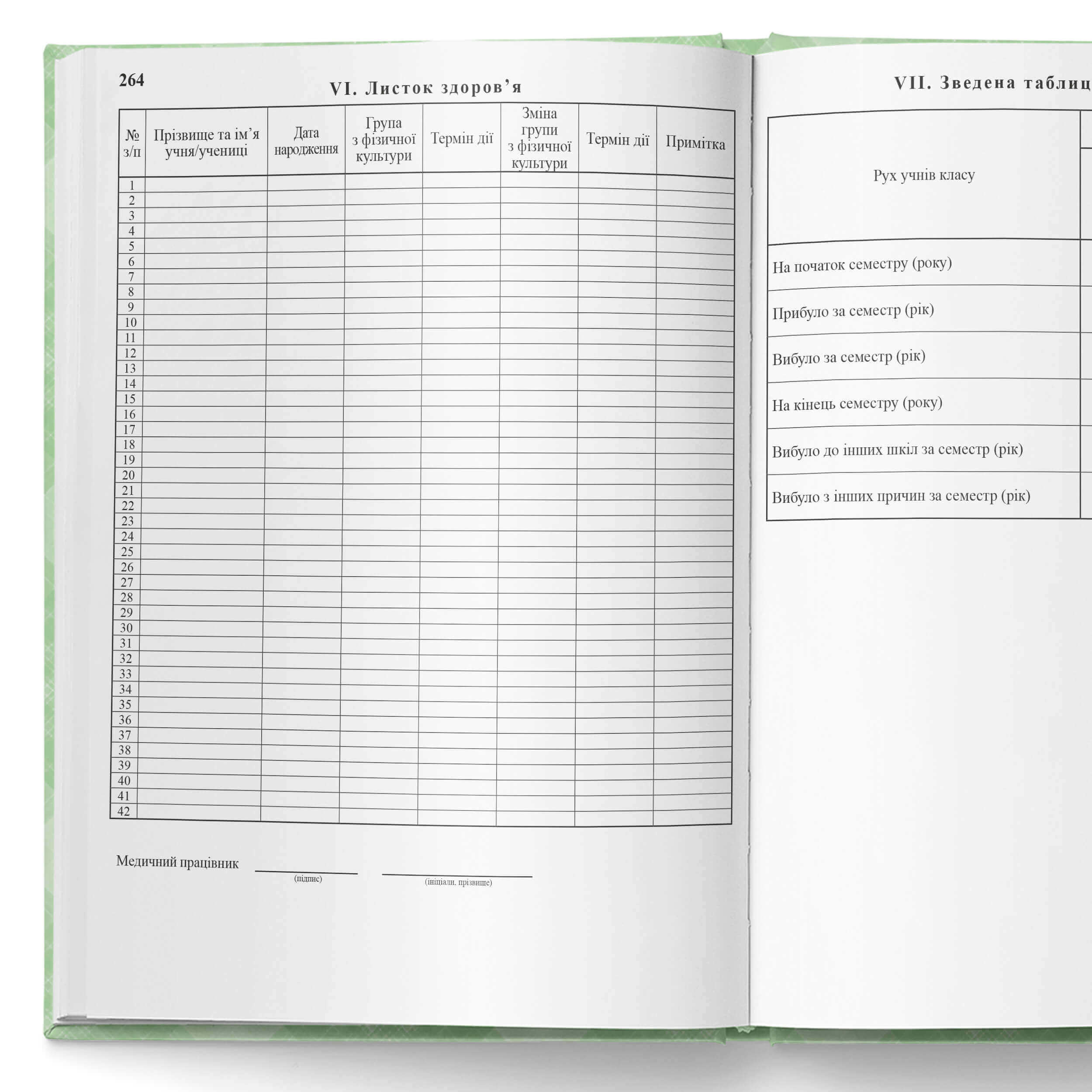 Журнал шкільний 1-4 класи 2020 р./ Школьный журнал 1-4 классы 2020 г.